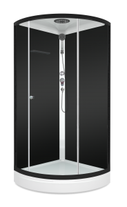 Душевая кабина Domani-Spa Simple 99 Black / DS01Sm99LBCl00.Gt-V1.2 ...